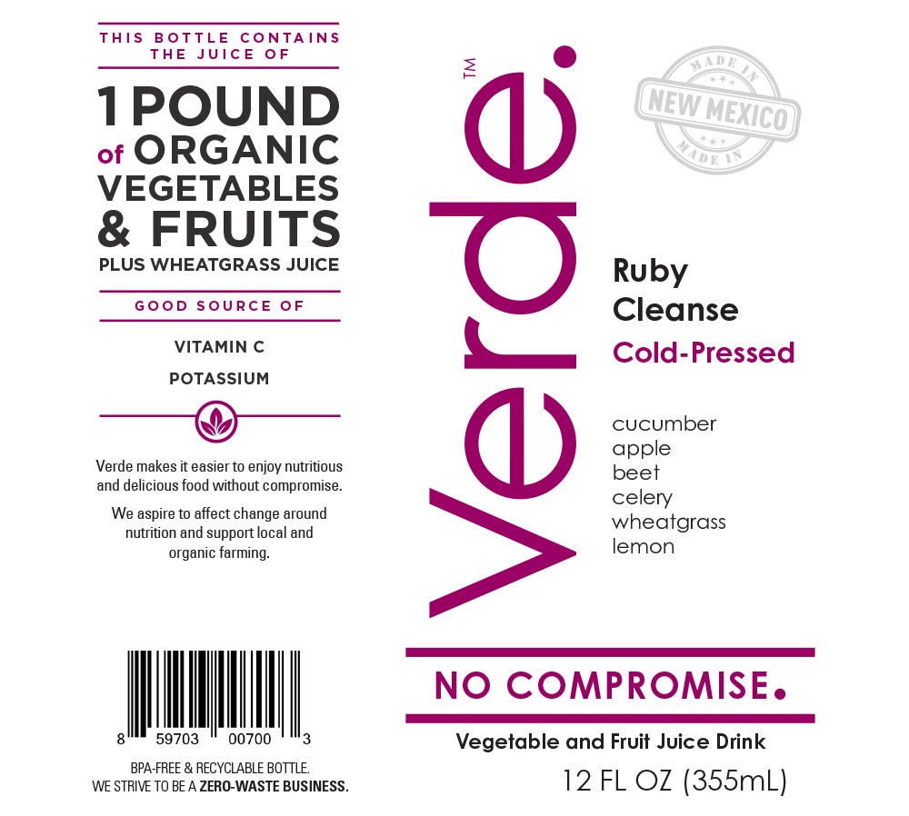 Ruby Cleanse, 6-12oz bottles – Verde Food